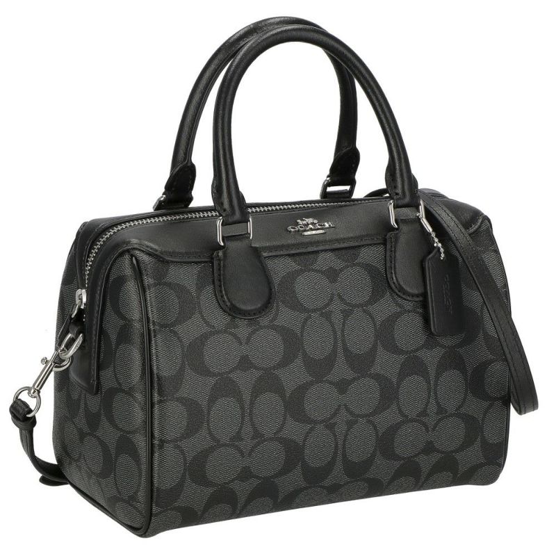 コーチ ショルダーバッグ レディース シグネチャー ローワン サッチェル ブラック COACH 32203 SVDK6 | GINZA ...