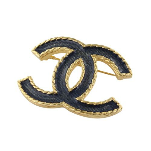 シャネル ブローチ レディース ブラック CHANEL ABC726 B15375 NU456 GOLD BLACK | GINZA ...
