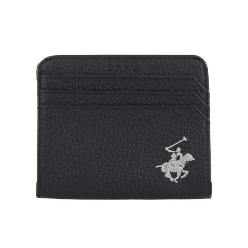 ビバリーヒルズポロクラブ コンパクト財布 メンズ レディース ブラック BEVERLY HILLS POLO CLUB BHG-L1004 | GINZA LoveLove（ラブラブ）